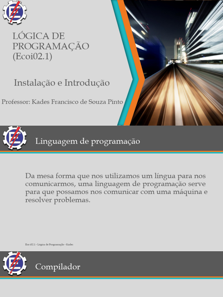 Aula1 P | PDF | Tipo de dados | Variável (Ciência da Computação)