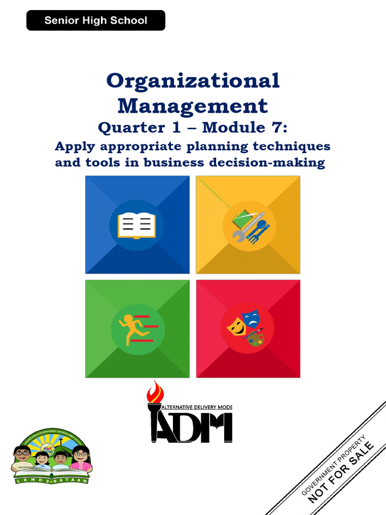 ABM 11 Q1 MODULE 7 Apply Appropriate Planning Techniques and Tools in ...