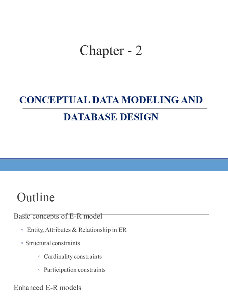 DB Chapter2 | PDF | Inheritance (Object Oriented Programming) | Conceptual Model