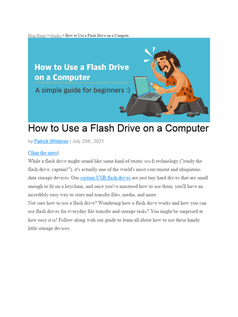 Usb Flash Drive | Download Free PDF | Usb Flash Drive | Computer File