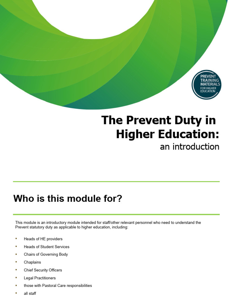 Understanding the Prevent Duty in HE | PDF | Extremism