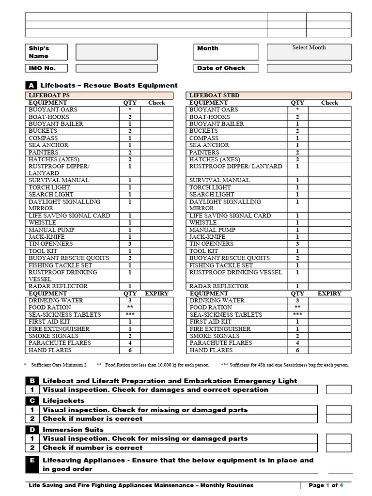S-02 - Monthly FFA & LSA Maintenance Report (2B) | PDF | Pump ...