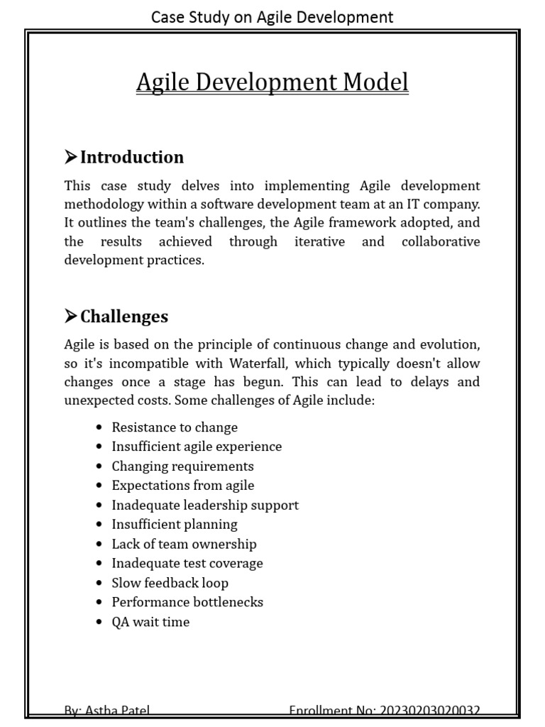 Agile Development Model | PDF | Agile Software Development | Software ... Agile Development Model | PDF | Agile Software Development | Software ...