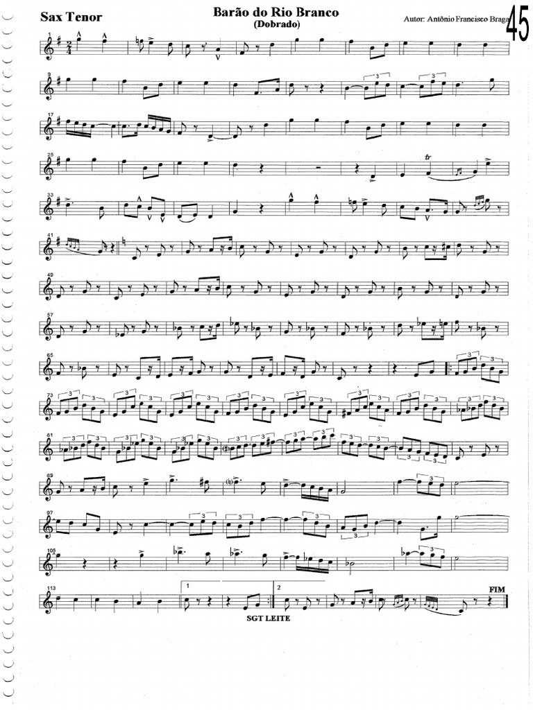 2 Sax Tenor BB | PDF