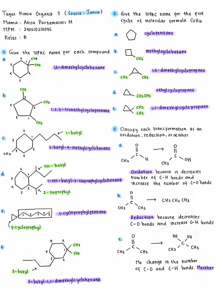 Organic Chemistry Chapter 5 | PDF
