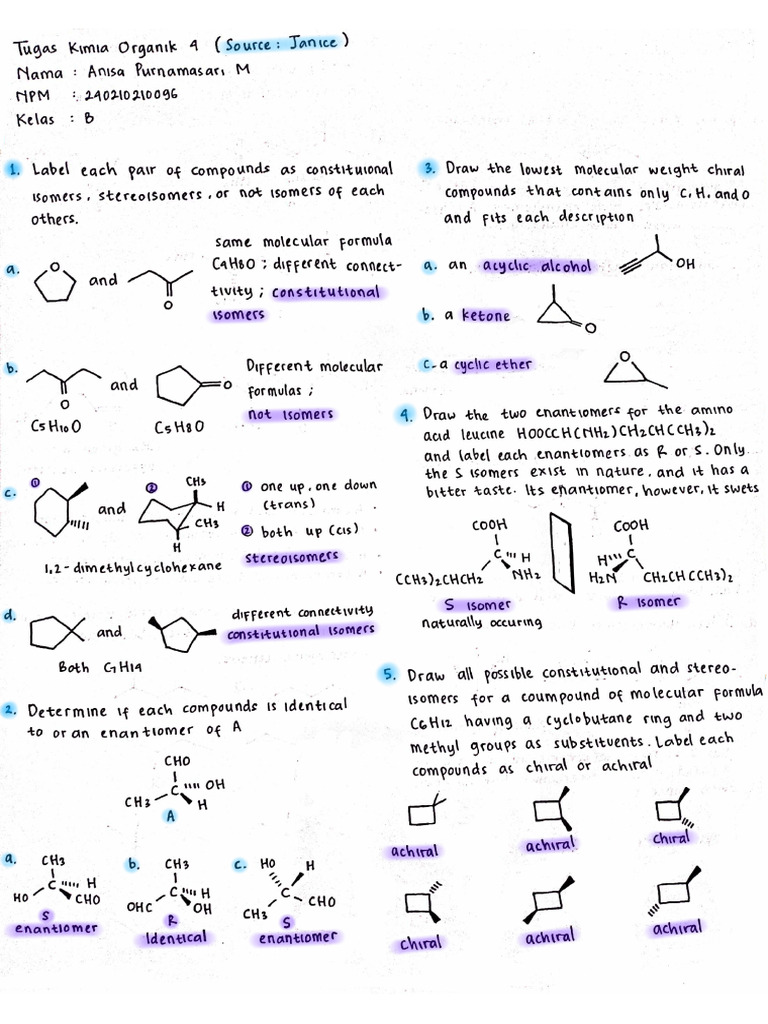Organic Chemistry Chapter 4 | PDF