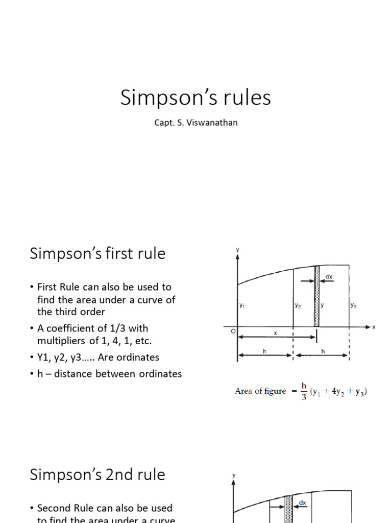 Simpson's Rules | PDF | Ships | Shipping