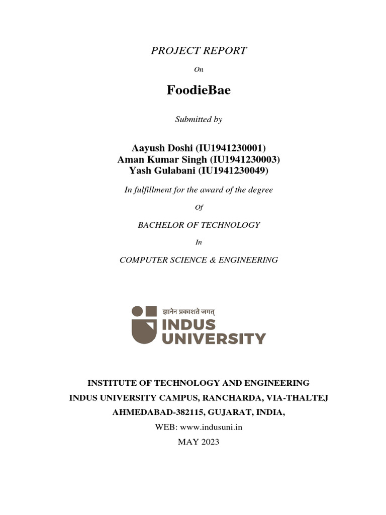 CSE Report IU1941230003 Aman Kumar Singh | PDF | Usability | Software ...