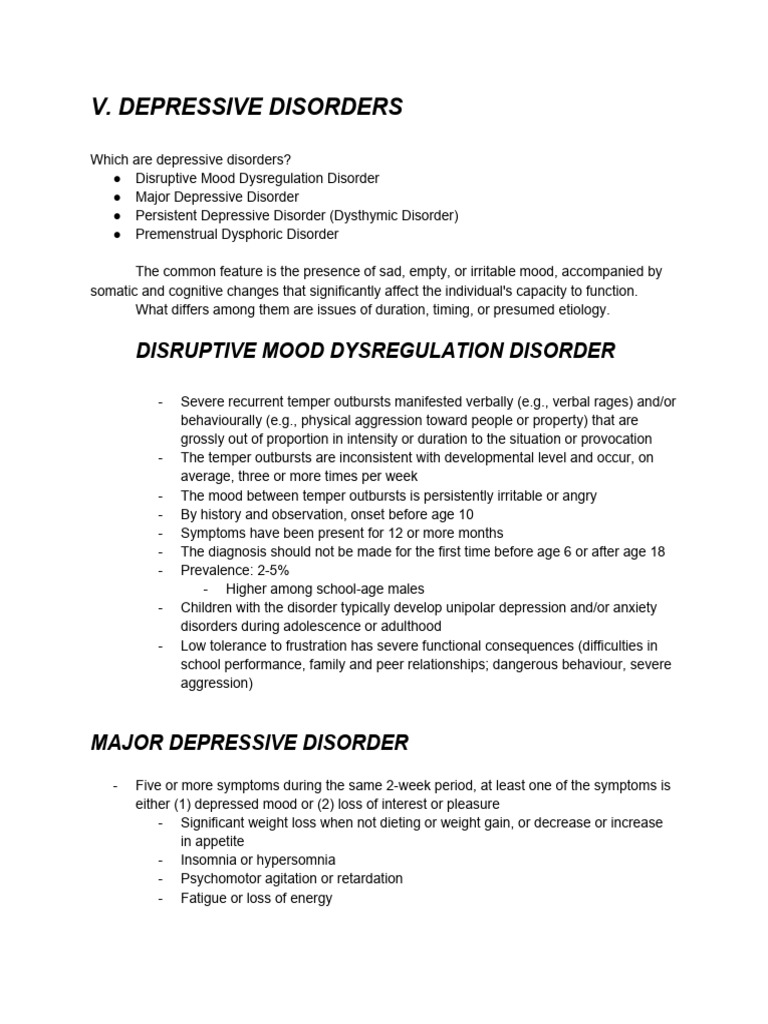 Depressive Disorders | PDF | Major Depressive Disorder | Mental Disorder