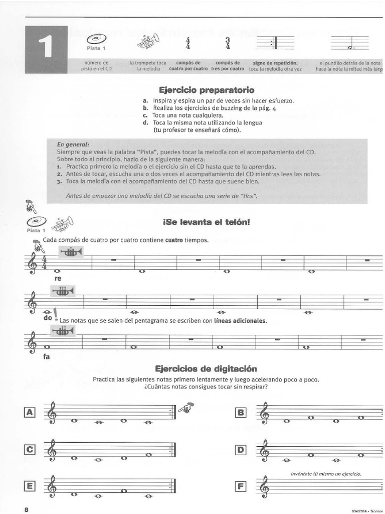 Escuchar, Leer y Tocar 1 Seleccion 7 A 10 | PDF