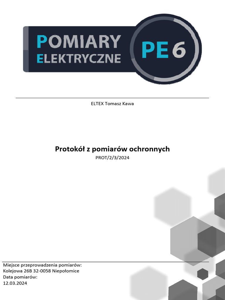 Sonel PE6-14 | PDF