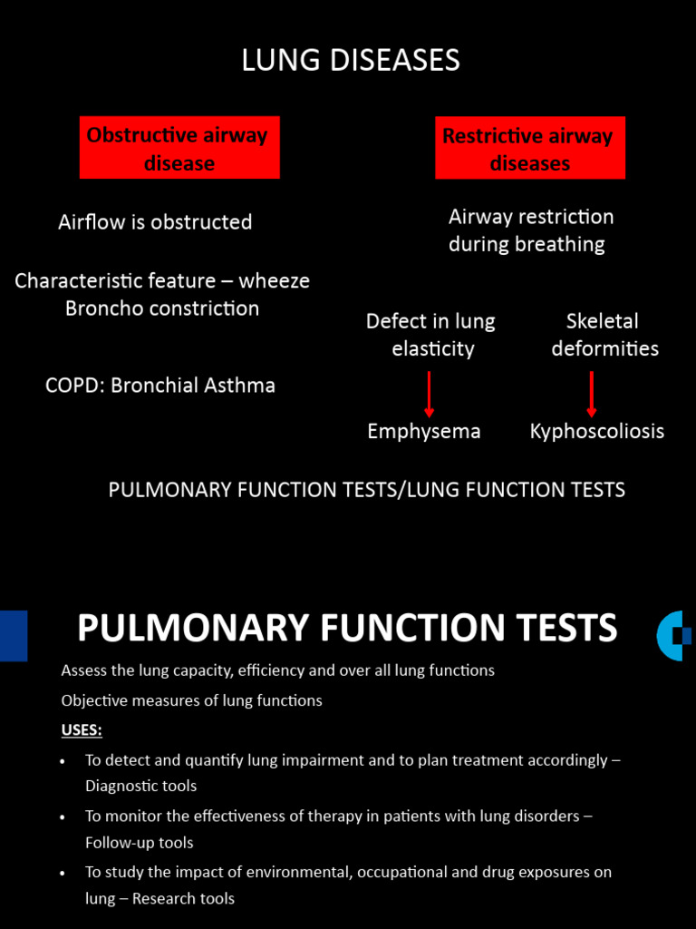Understanding Lung Diseases and Tests | PDF | Exhalation | Breathing
