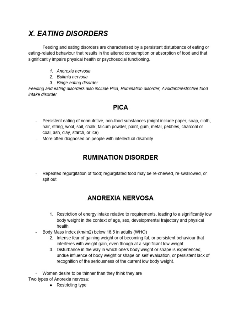 Eating Disorders | PDF | Eating Disorder | Anorexia Nervosa