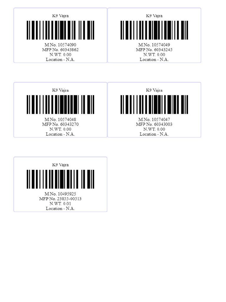 Barcodes | PDF