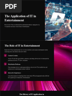 Importance of ICT in Entertainment Industry | PDF | Educational ...