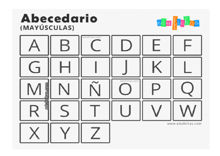 Abecedario Mayúsculas | PDF