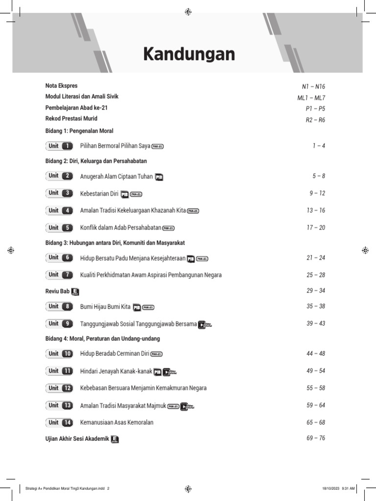Jawapan Strategi A Pendidikan Moral Tingkatan 3 Pdf