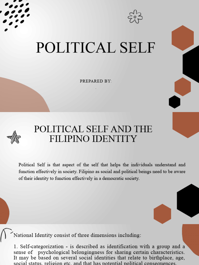 Political Self Uts | PDF | Identity (Social Science) | Behavioural Sciences