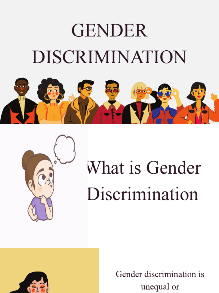 Gender Discrimination | PDF | Discrimination | Sexual Harassment