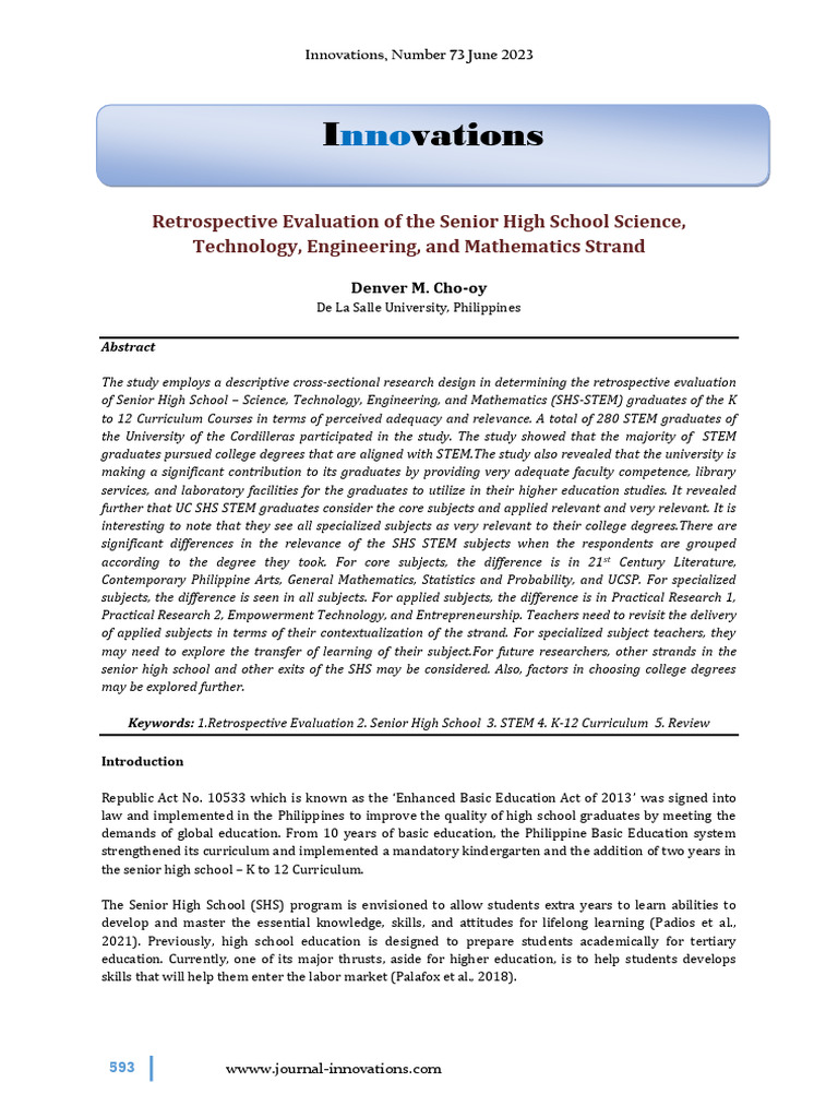RRL For Triple I | PDF | Science, Technology, Engineering, And ... RRL For Triple I | PDF | Science, Technology, Engineering, And ...