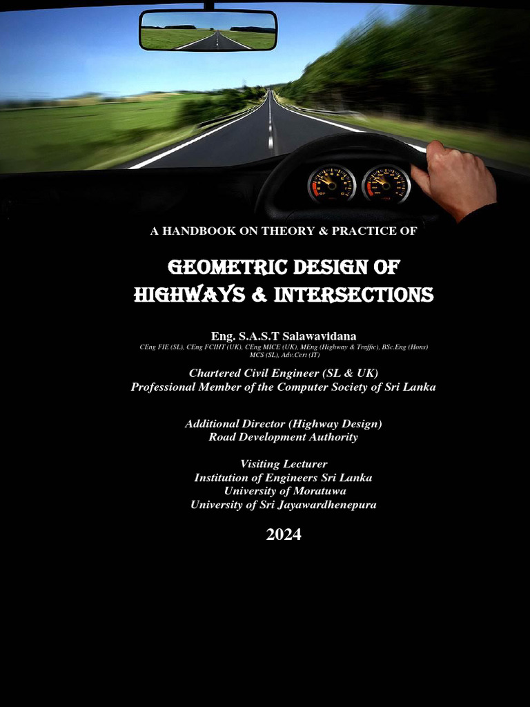 Theory & Practice of Highway Design1 | PDF | Traffic | Traffic Light