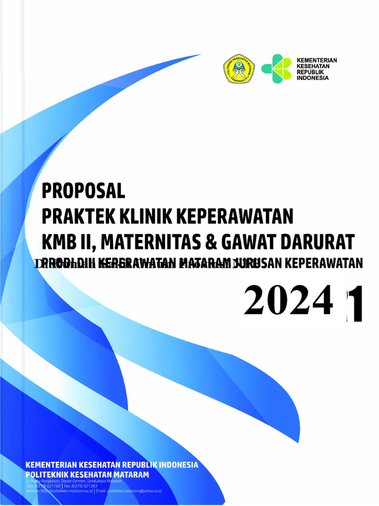 RevisiPROPOSAL PKK TINGKAT II, Maternitas Gadar KMB 2 RSUP NTB 2024 Edit 2503 | PDF
