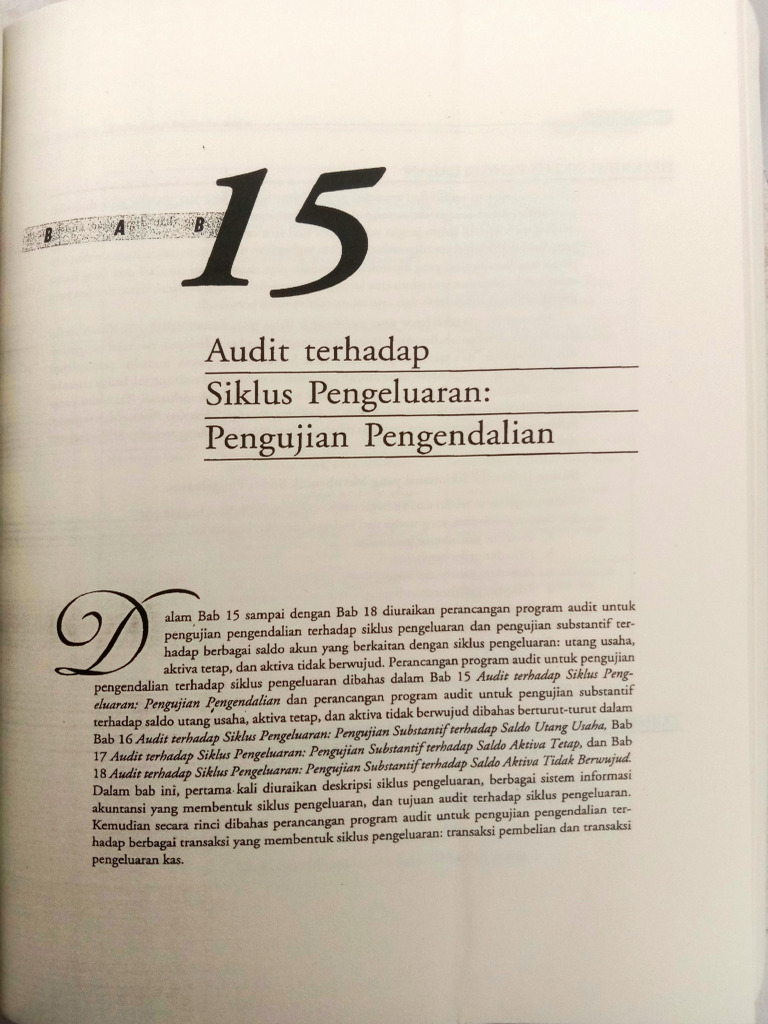 Audit Terhadap Siklus Pengeluaran: Pengujian Pengendalian | PDF