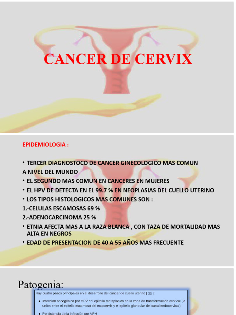 Diagnóstico y Diferencial del Cáncer de Cérvix | PDF