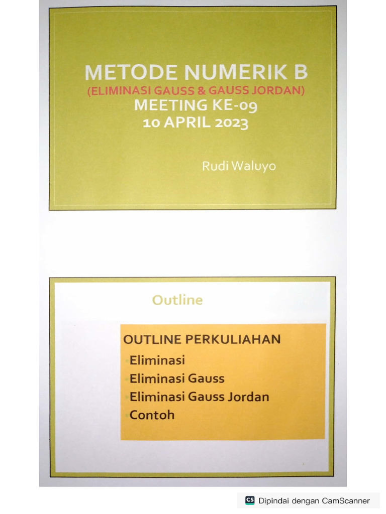 P1 - Metode Numerik | PDF