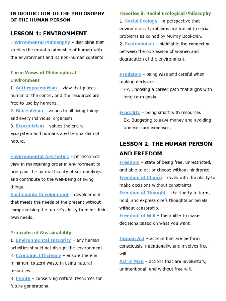 Introduction To The Philosophy of The Human Person | PDF | Society ...