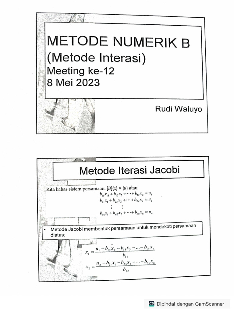 Metode Numerik | PDF