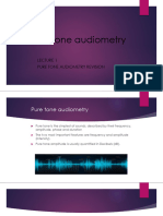 Calculation of Puretone Average | PDF | Classical Mechanics | Audiology