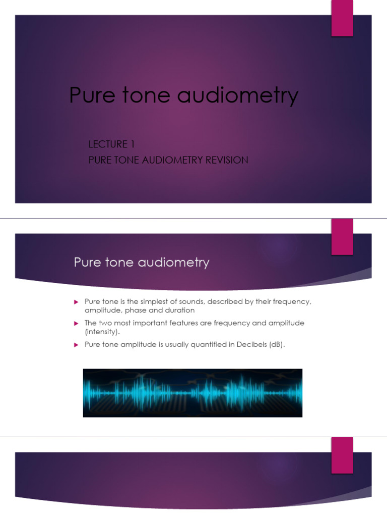 Lecture 1 | PDF | Decibel | Hearing