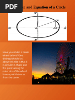Applications of Circles in Real-Life Situations | PDF | Circle | Equations