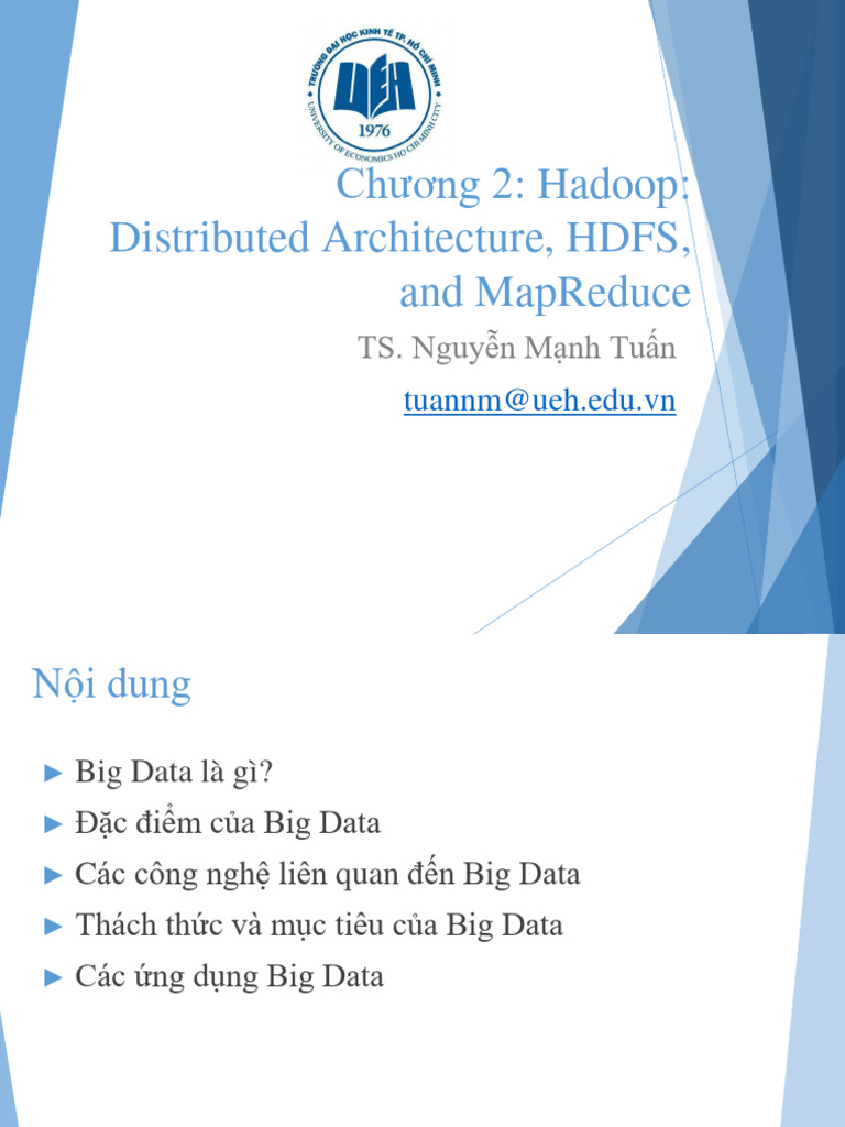 C2 - Hadoop Distributed Architecture - HDFS - MapReduce | PDF
