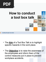 Tool Box Talk Attendance Log | PDF