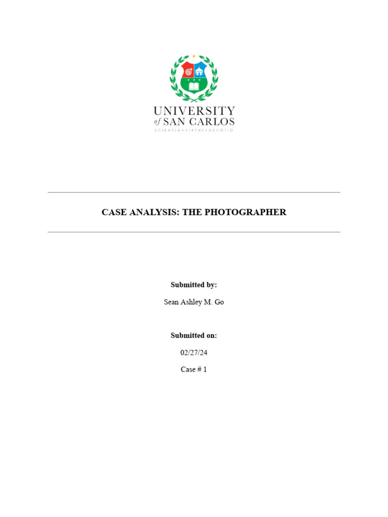 Theories of Personality Case Analysis | PDF | Personality Psychology ...