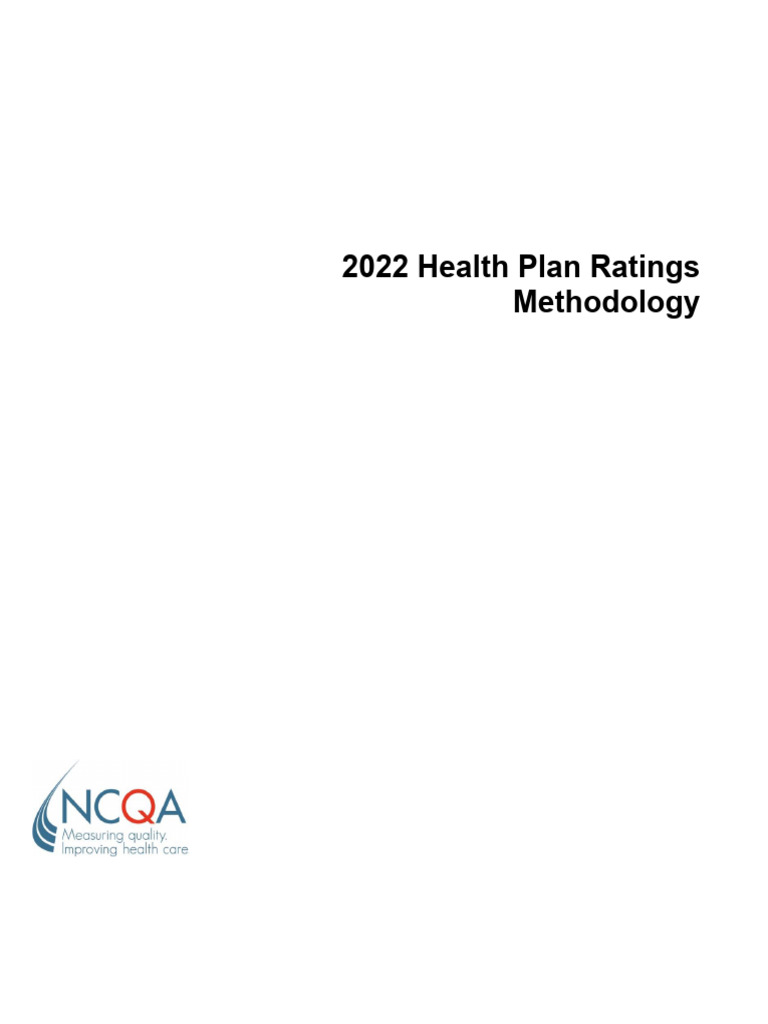 2022 HPR Methodology Updated 7.29.2022 | PDF | Health Care