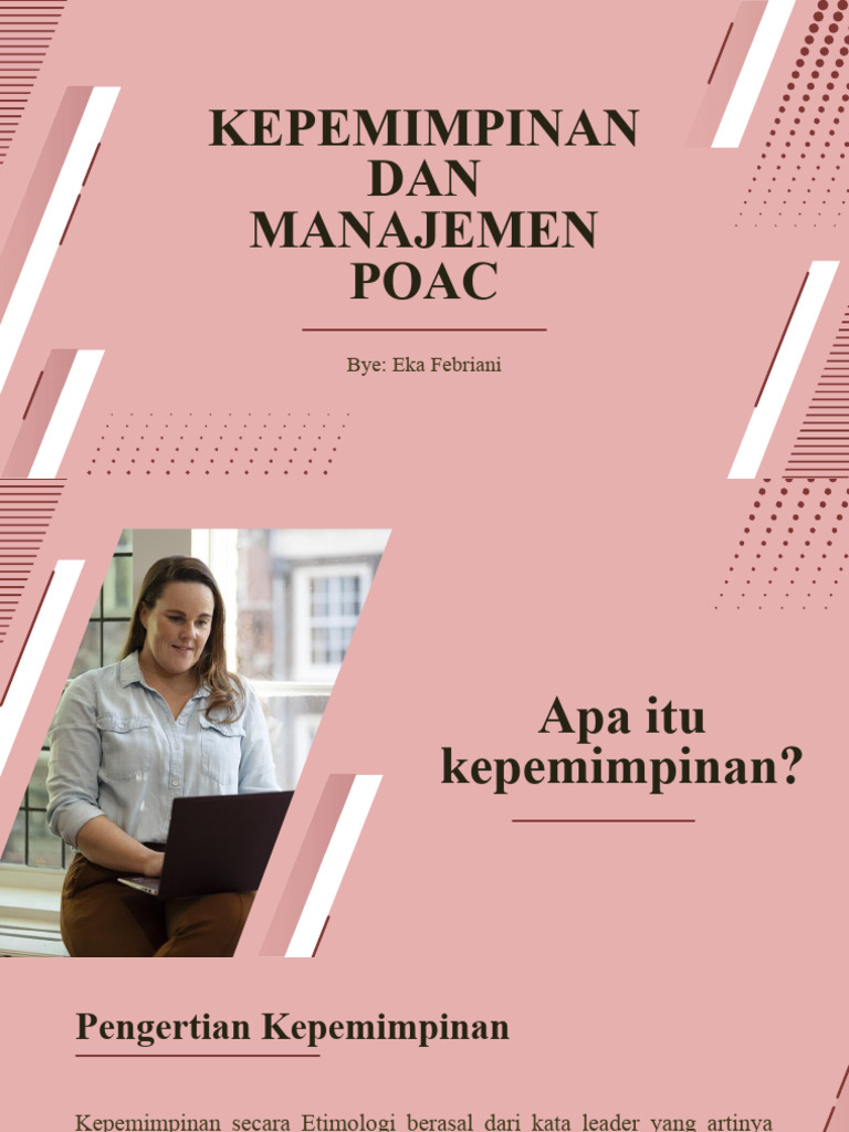 Kepemimpinan Dan Manajemen Poac | PDF