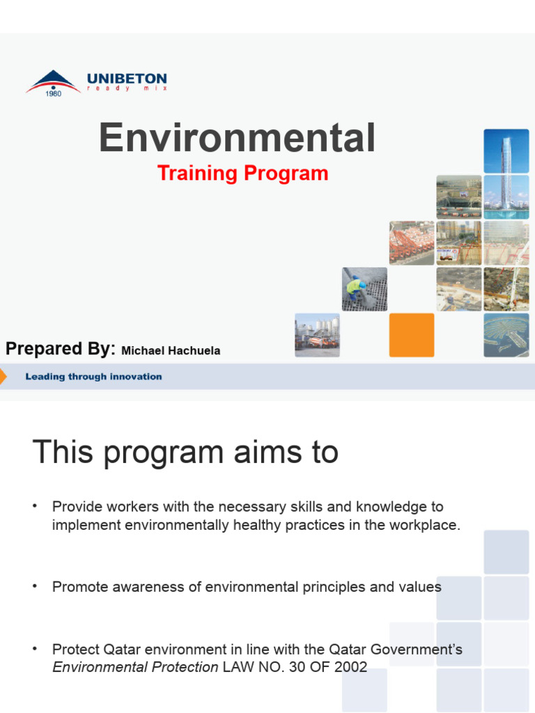 Workplace Environmental Training | PDF | Waste | Waste Management