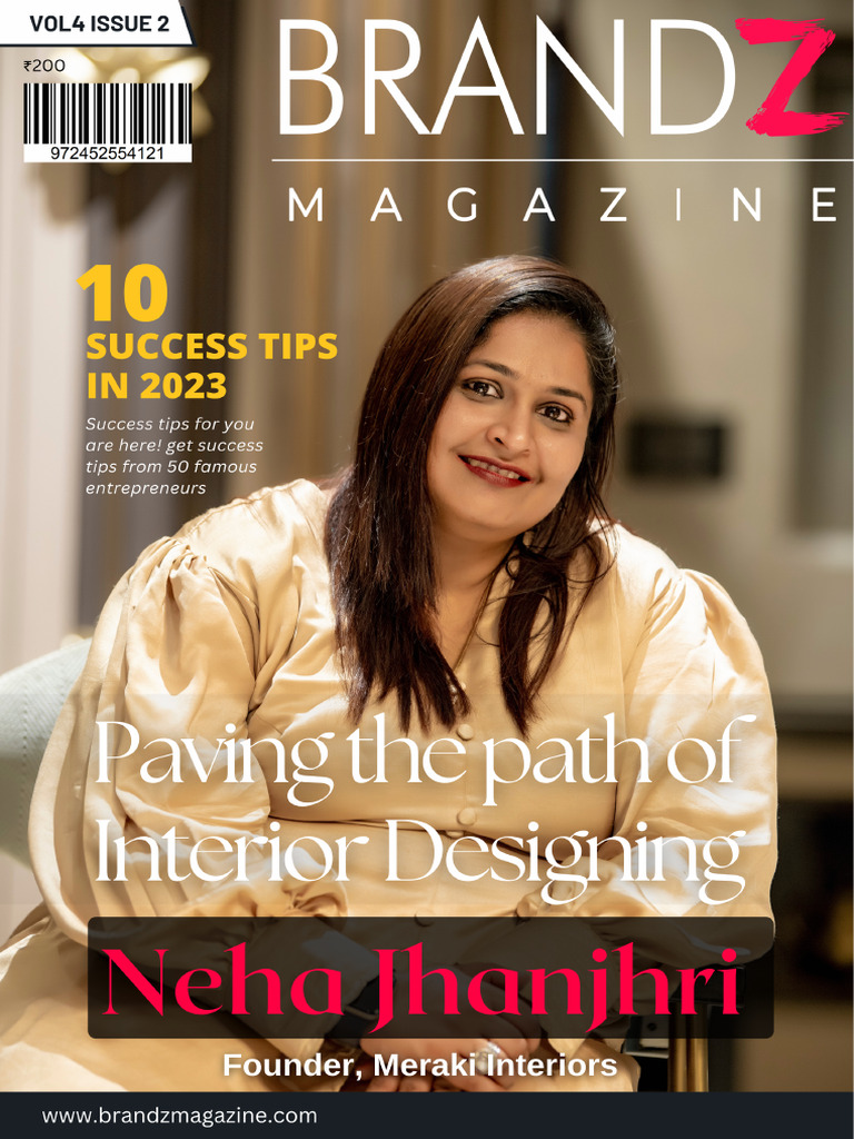 Brandzmagazine Cover Neha Jhanjhri | PDF | Creativity | Cognition