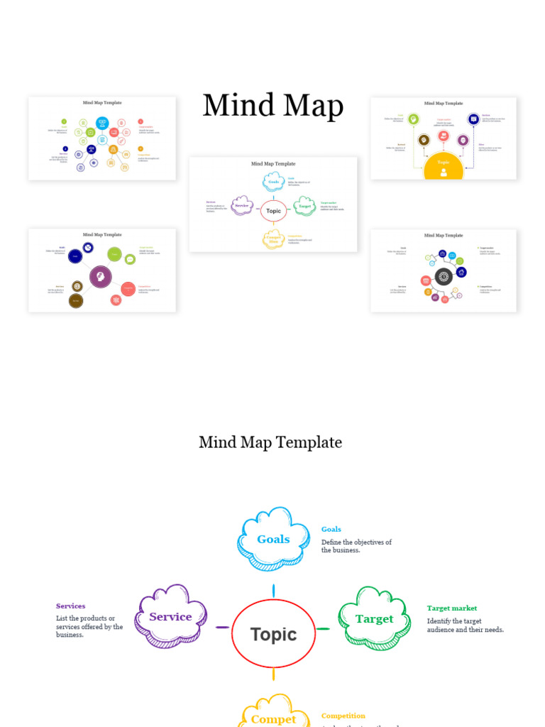Slide - Egg 13292 Free Editable Mind Map Template 4 3 | PDF | Internet ...