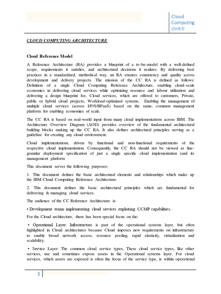 Cloud Computing Unit 2 | PDF | Cloud Computing | Desktop Virtualization