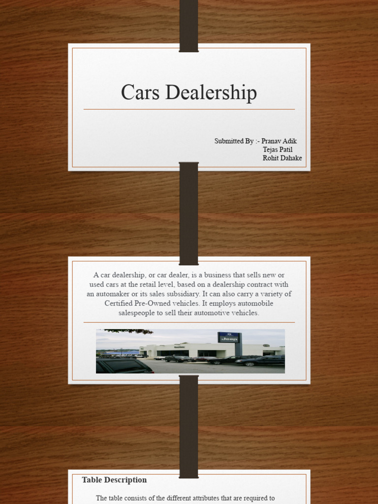 Cars Dealership | PDF | Car Dealership | Car