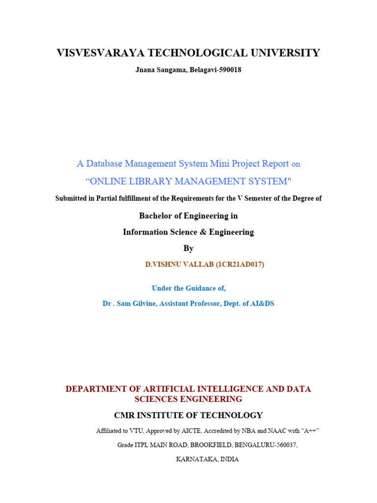 Vishnu Final | PDF | Databases | Php