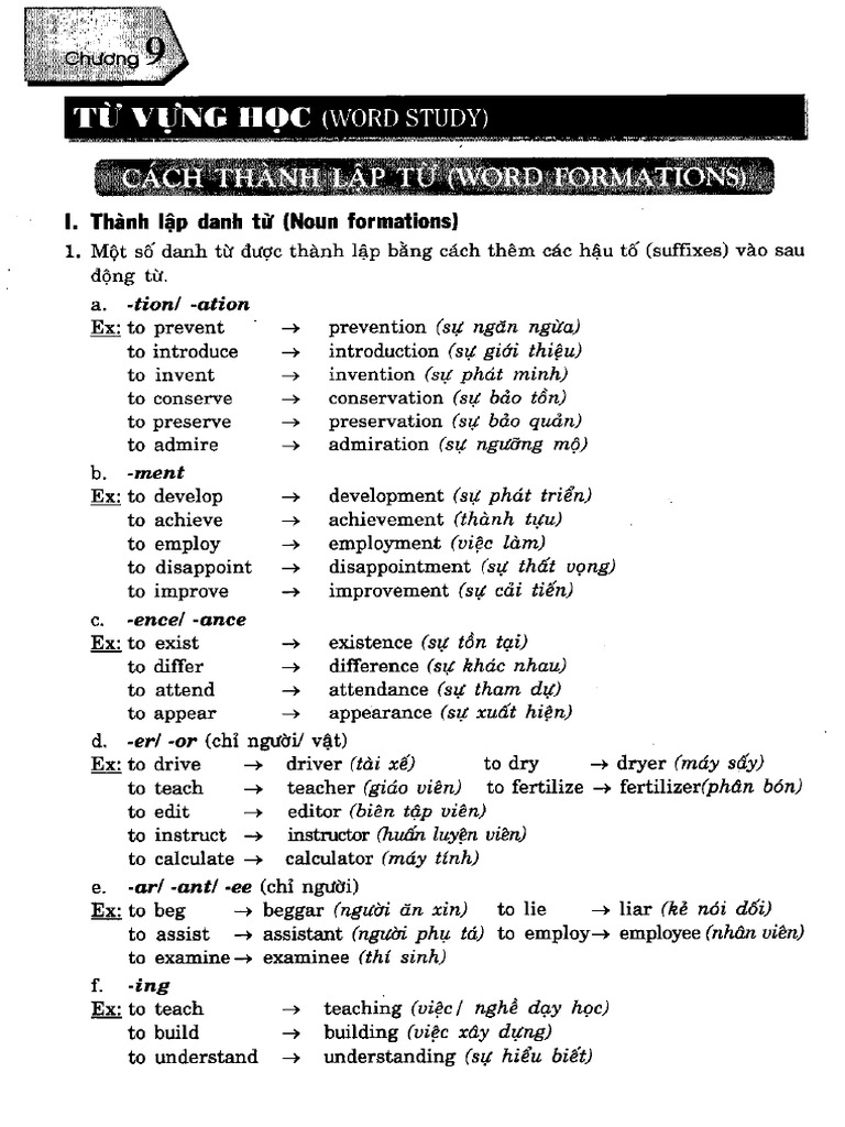 Chuong 9 - Giai Thich Ngu Phap | PDF