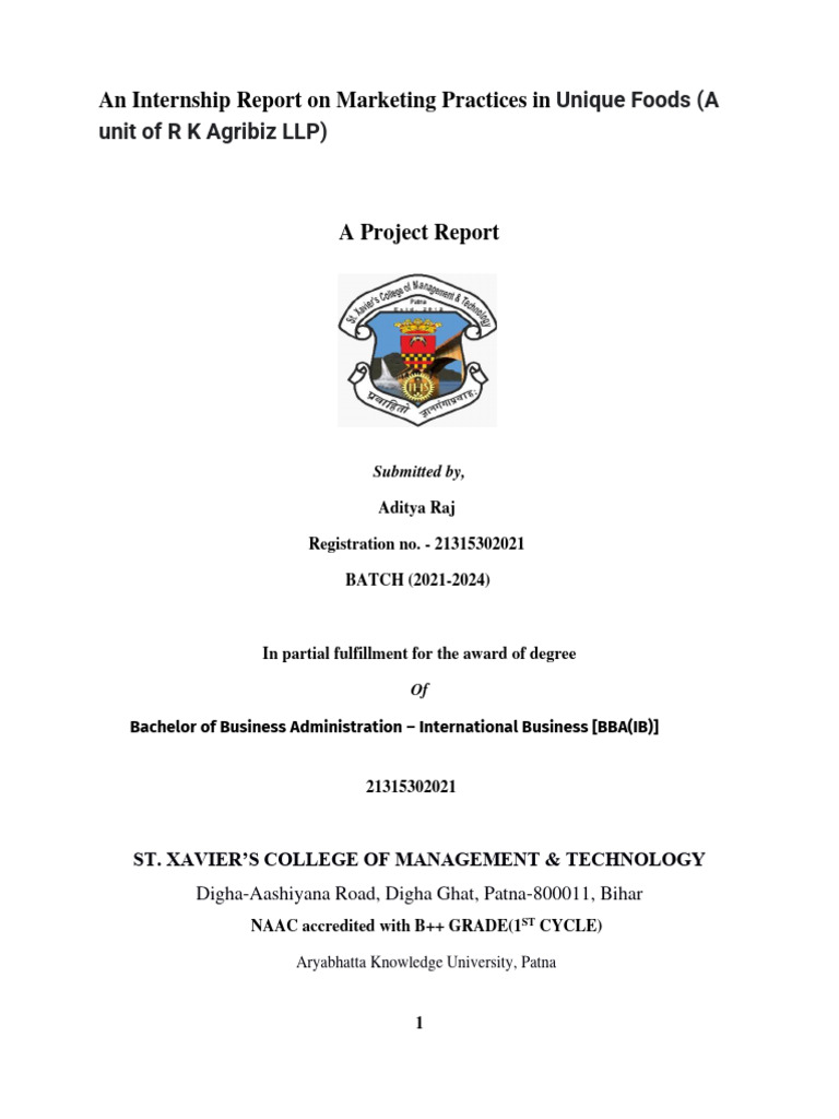 Aditya Internship | PDF | Survey Methodology | Questionnaire