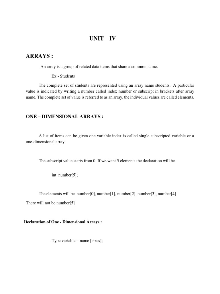 Unit 4 | PDF | Computing | Computer Programming