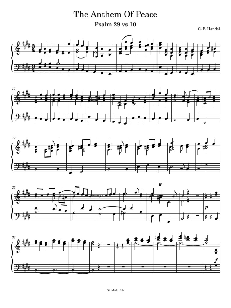 The Anthem of Peace | PDF