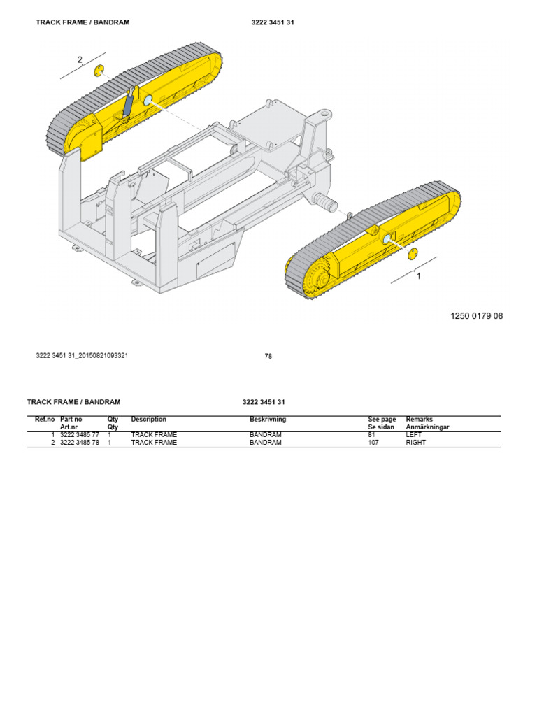 Track Frames FR D65 Standard Widen Kit | PDF | Valve | Screw